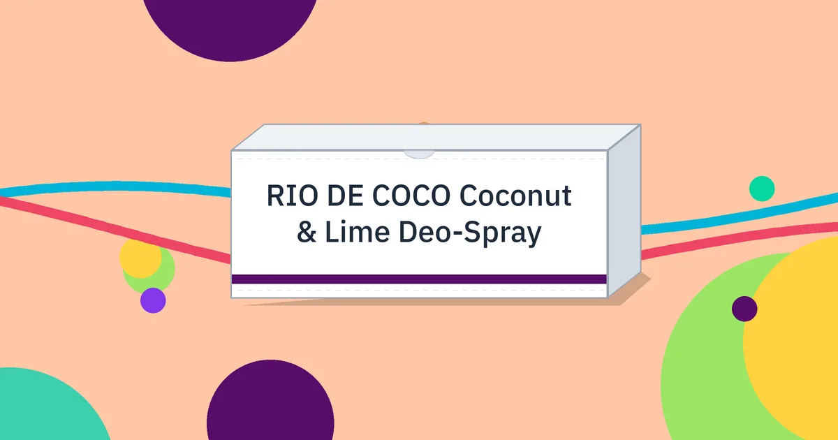 Symbolbild: Packung mit der Aufschrift RIO DE COCO Coconut & Lime Deo-Spray (PZN 18854814) – Verfügbarkeit und Bezug in Apotheken in Frankfurt am Main