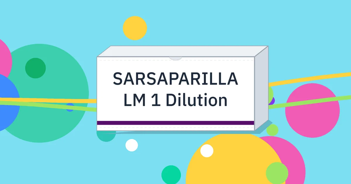 Symbolbild: Packung mit der Aufschrift SARSAPARILLA LM 1 Dilution (PZN 13182971) – Verfügbarkeit und Bezug in Apotheken in Frankfurt am Main