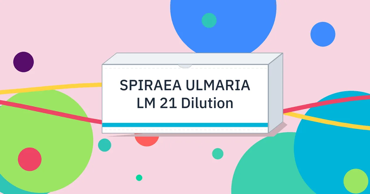 Symbolbild: Packung mit der Aufschrift SPIRAEA ULMARIA LM 21 Dilution (PZN 13196186) – Verfügbarkeit und Bezug in Apotheken in Frankfurt am Main