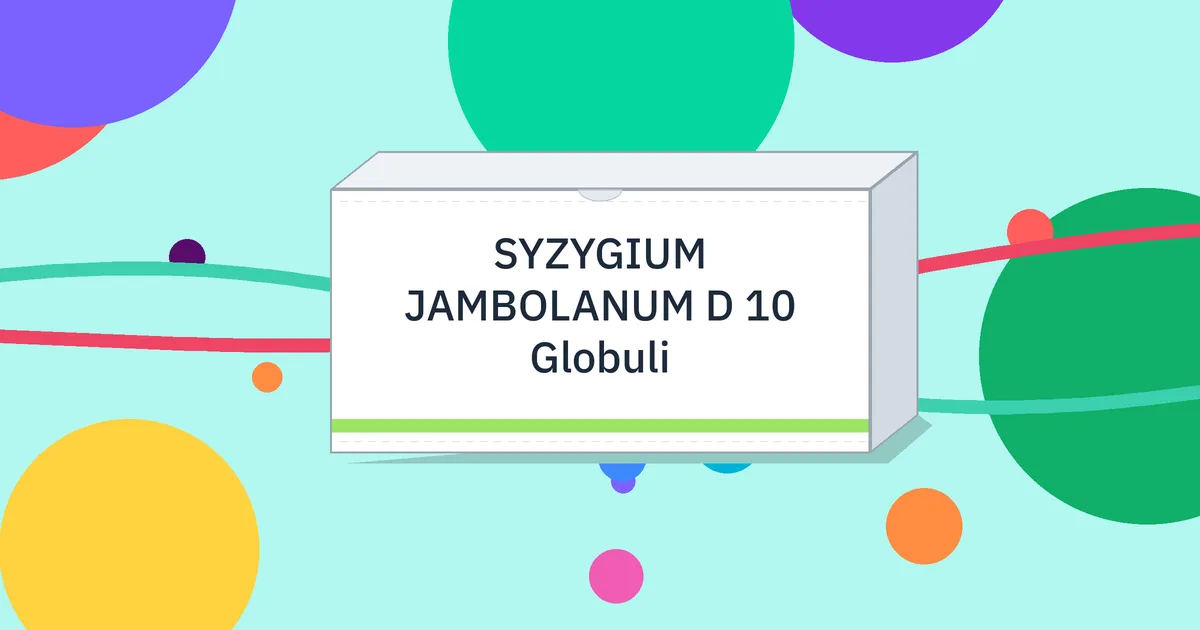 Symbolbild: Packung mit der Aufschrift SYZYGIUM JAMBOLANUM D 10 Globuli (PZN 07181619) – Verfügbarkeit und Bezug in Apotheken in Frankfurt am Main