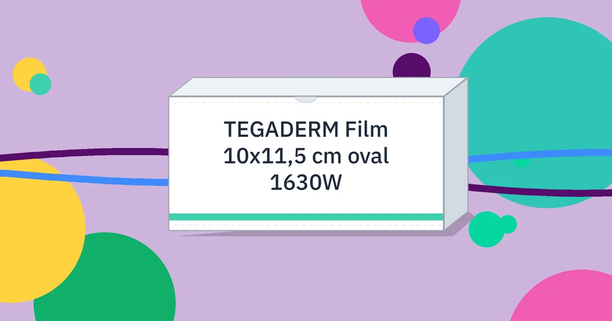 Symbolbild: Packung mit der Aufschrift TEGADERM Film 10x11,5 cm oval 1630W (PZN 19704092) – Verfügbarkeit und Bezug in Apotheken in Frankfurt am Main