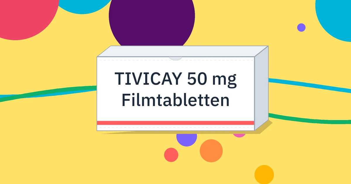 Symbolbild: Packung mit der Aufschrift TIVICAY 50 mg Filmtabletten (PZN 10934293) – Verfügbarkeit und Bezug in Apotheken in Frankfurt am Main