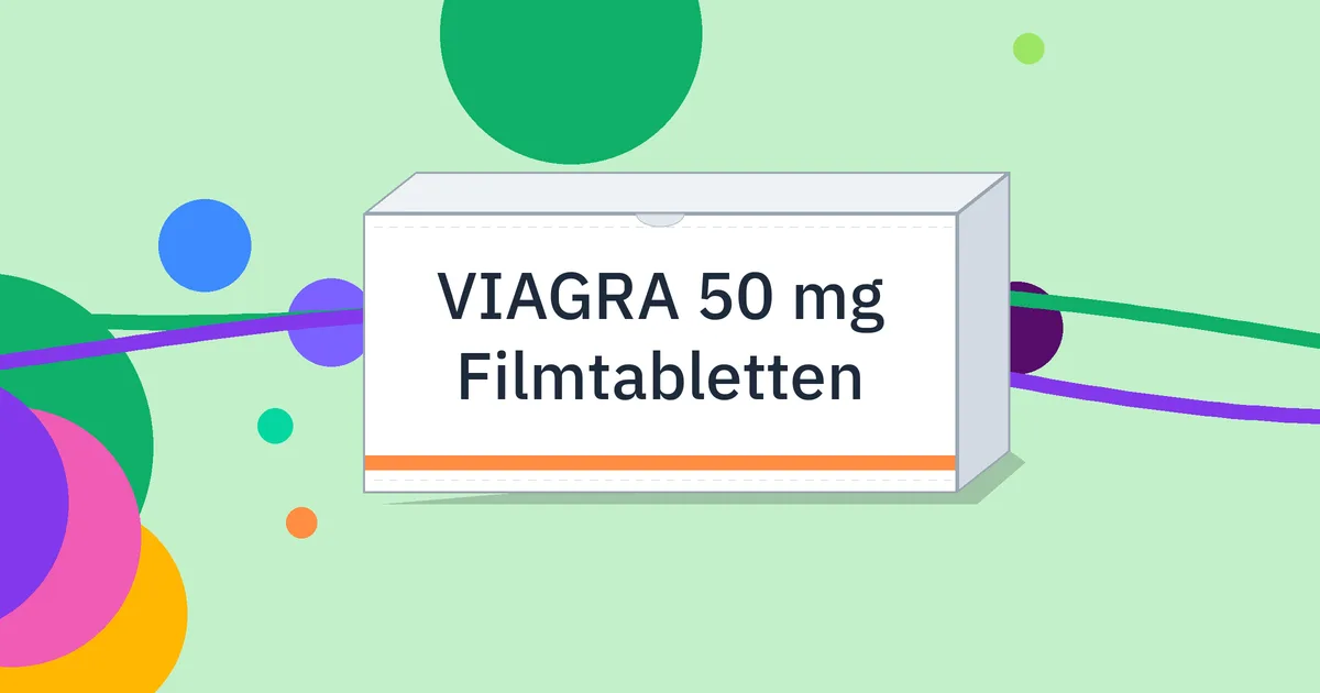 Symbolbild: Packung mit der Aufschrift VIAGRA 50 mg Filmtabletten (PZN 17637173) – Verfügbarkeit und Bezug in Apotheken in Frankfurt am Main