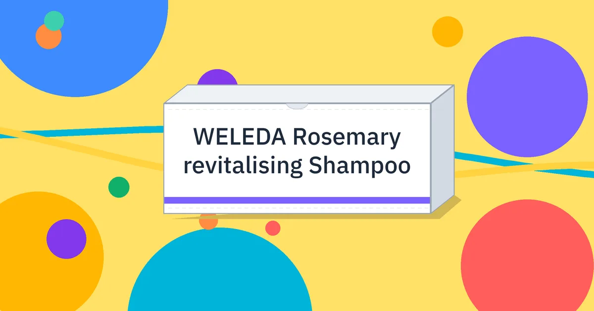 Symbolbild: Packung mit der Aufschrift WELEDA Rosemary revitalising Shampoo (PZN 20333241) – Verfügbarkeit und Bezug in Apotheken in Frankfurt am Main