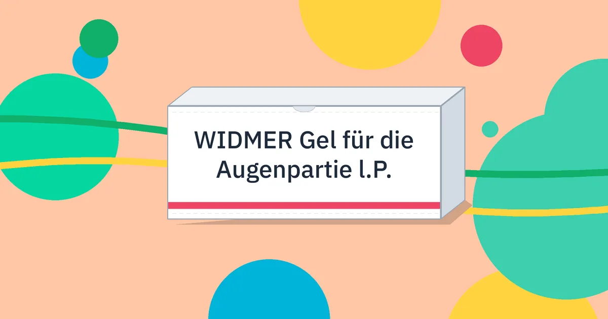 Symbolbild: Packung mit der Aufschrift WIDMER Gel für die Augenpartie l.P. (PZN 09921612) – Verfügbarkeit und Bezug in Apotheken in Frankfurt am Main