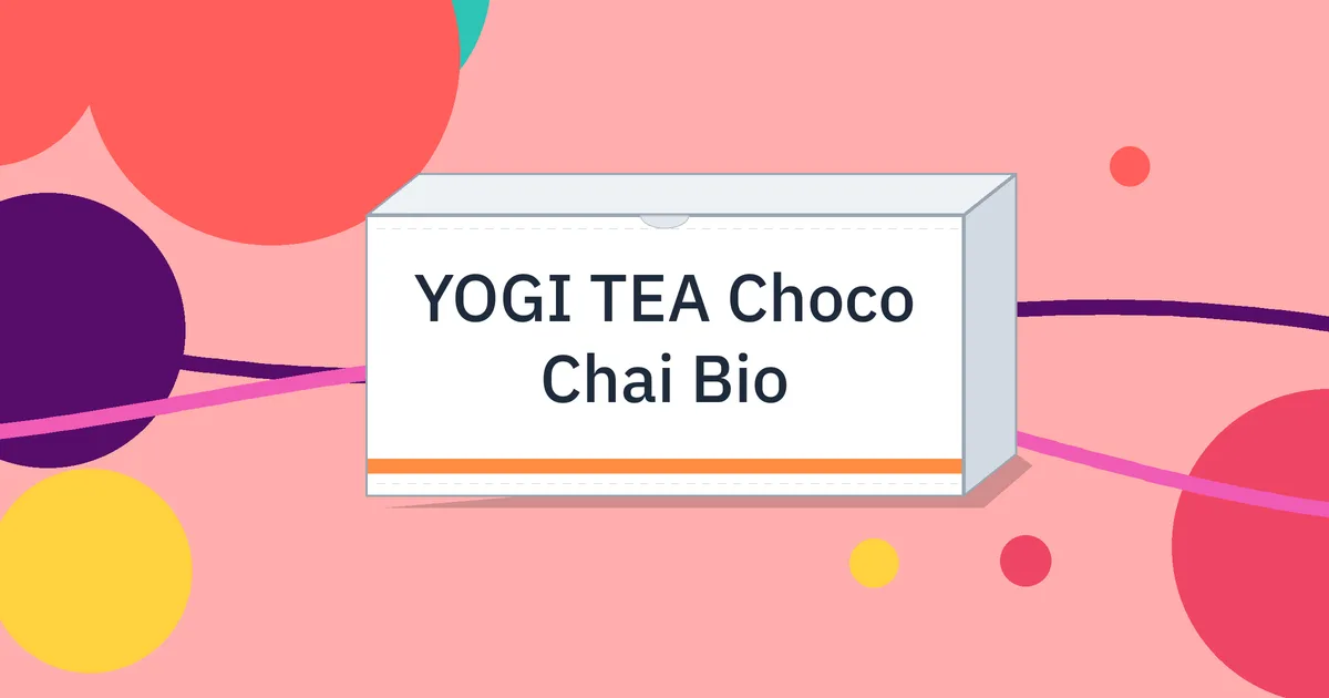 Symbolbild: Packung mit der Aufschrift YOGI TEA Choco Chai Bio (PZN 08438575) – Verfügbarkeit und Bezug in Apotheken in Frankfurt am Main