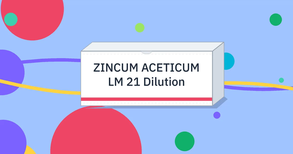Symbolbild: Packung mit der Aufschrift ZINCUM ACETICUM LM 21 Dilution (PZN 13289806) – Verfügbarkeit und Bezug in Apotheken in Frankfurt am Main