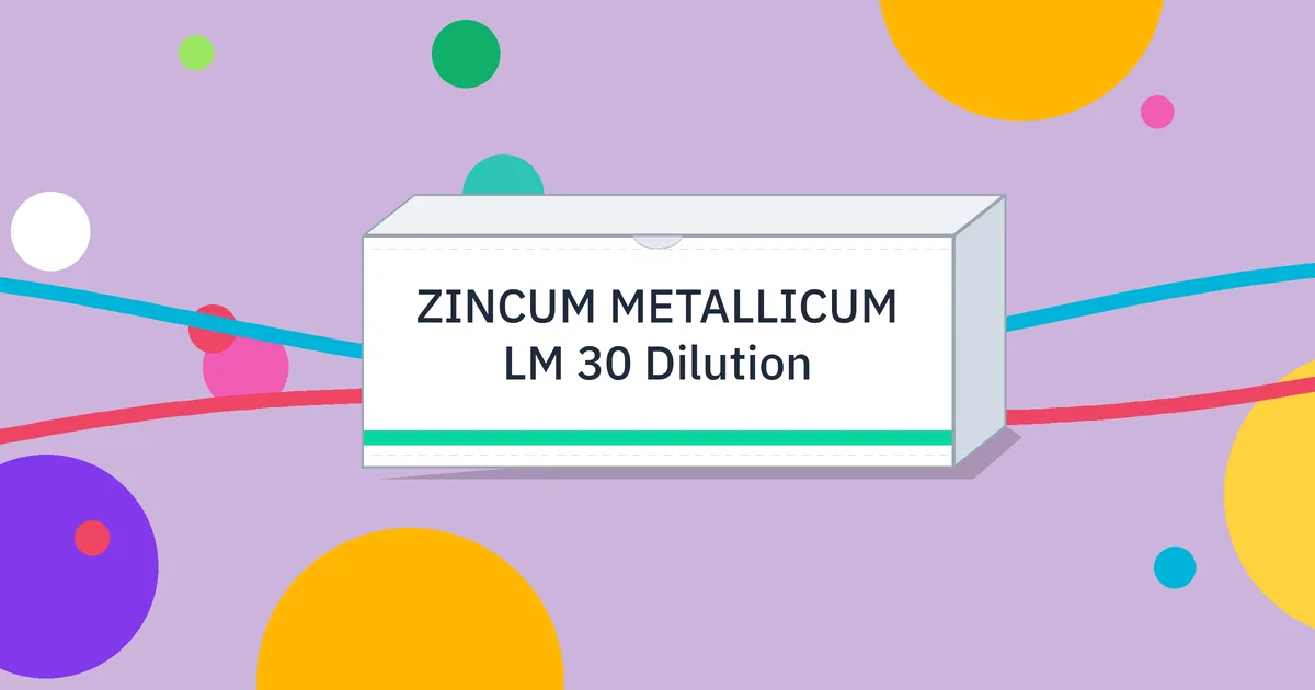 Symbolbild: Packung mit der Aufschrift ZINCUM METALLICUM LM 30 Dilution (PZN 03503003) – Verfügbarkeit und Bezug in Apotheken in Frankfurt am Main