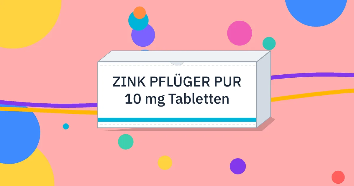 Symbolbild: Packung mit der Aufschrift ZINK PFLÜGER PUR 10 mg Tabletten (PZN 19160864) – Verfügbarkeit und Bezug in Apotheken in Frankfurt am Main