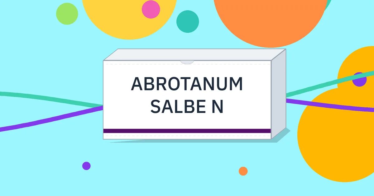 Symbolbild: Packung mit der Aufschrift ABROTANUM SALBE N (PZN 01055291) – Verfügbarkeit und Bezug in Apotheken in Frankfurt am Main