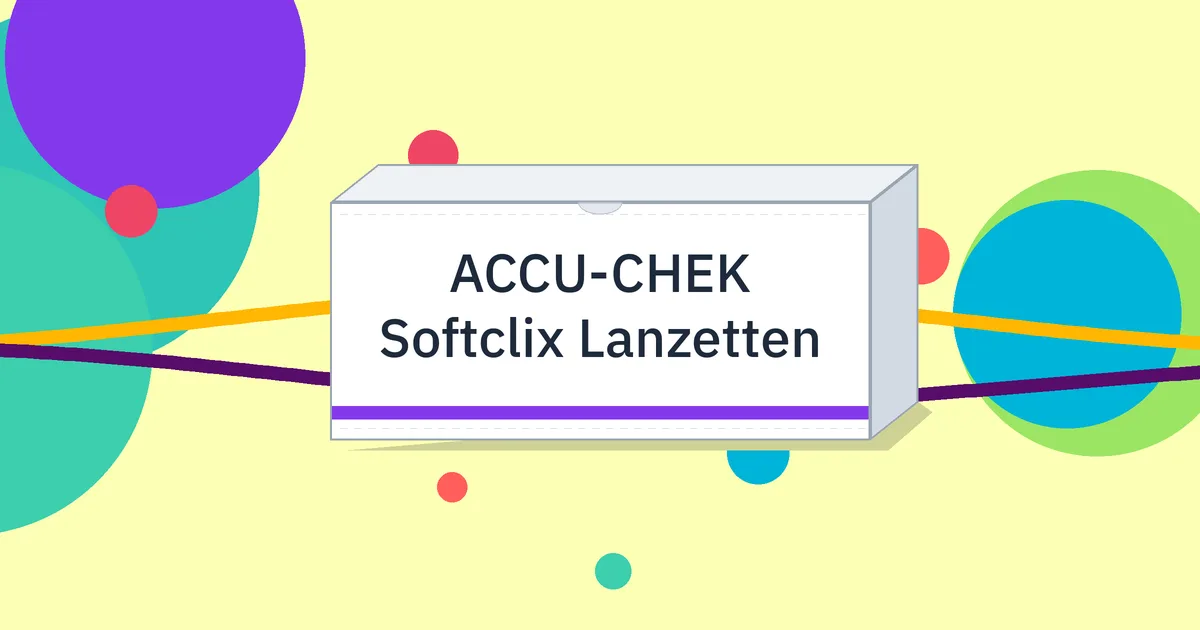 Symbolbild: Packung mit der Aufschrift ACCU-CHEK Softclix Lanzetten (PZN 19215269) – Verfügbarkeit und Bezug in Apotheken in Frankfurt am Main