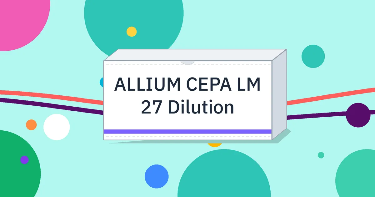 Symbolbild: Packung mit der Aufschrift ALLIUM CEPA LM 27 Dilution (PZN 12756832) – Verfügbarkeit und Bezug in Apotheken in Frankfurt am Main