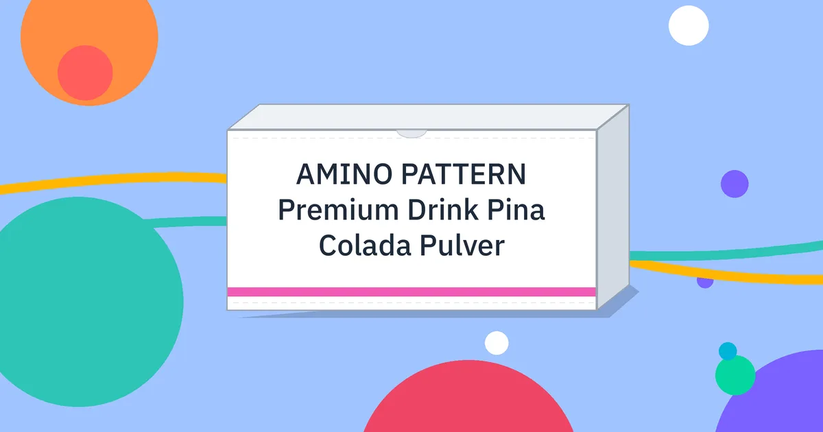 Symbolbild: Packung mit der Aufschrift AMINO PATTERN Premium Drink Pina Colada Pulver (PZN 18795626) – Verfügbarkeit und Bezug in Apotheken in Frankfurt am Main