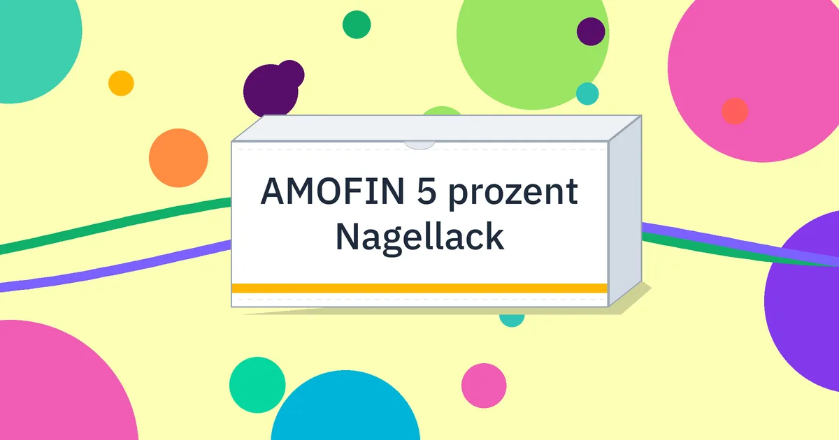Symbolbild: Packung mit der Aufschrift AMOFIN 5 prozent Nagellack (PZN 11861573) – Verfügbarkeit und Bezug in Apotheken in Frankfurt am Main