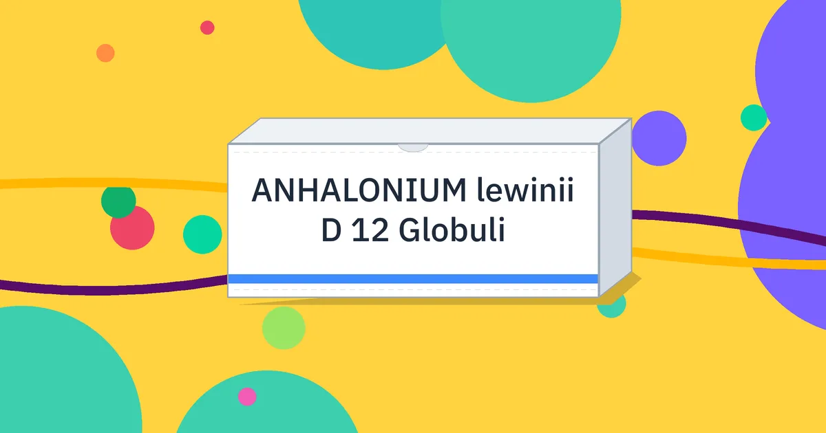 Symbolbild: Packung mit der Aufschrift ANHALONIUM lewinii D 12 Globuli (PZN 16695524) – Verfügbarkeit und Bezug in Apotheken in Frankfurt am Main