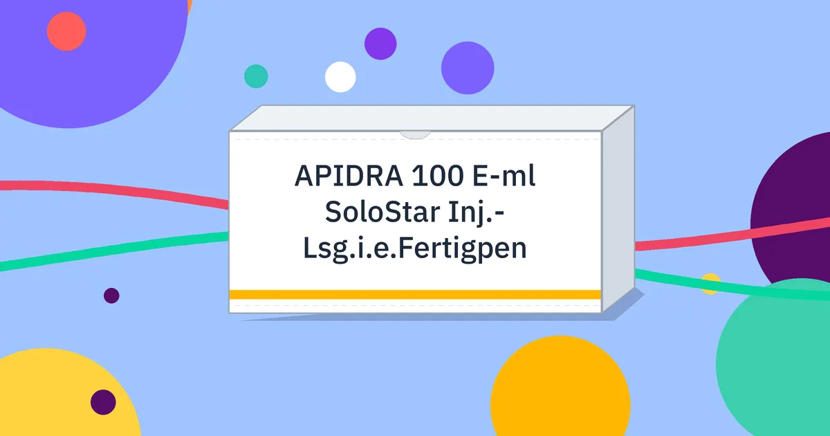 Symbolbild: Packung mit der Aufschrift APIDRA 100 E-ml SoloStar Inj.-Lsg.i.e.Fertigpen (PZN 05379286) – Verfügbarkeit und Bezug in Apotheken in Frankfurt am Main