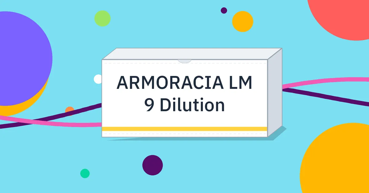 Symbolbild: Packung mit der Aufschrift ARMORACIA LM 9 Dilution (PZN 13393219) – Verfügbarkeit und Bezug in Apotheken in Frankfurt am Main