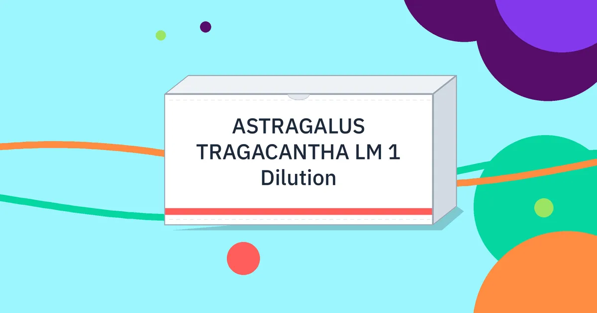 Symbolbild: Packung mit der Aufschrift ASTRAGALUS TRAGACANTHA LM 1 Dilution (PZN 13404578) – Verfügbarkeit und Bezug in Apotheken in Frankfurt am Main