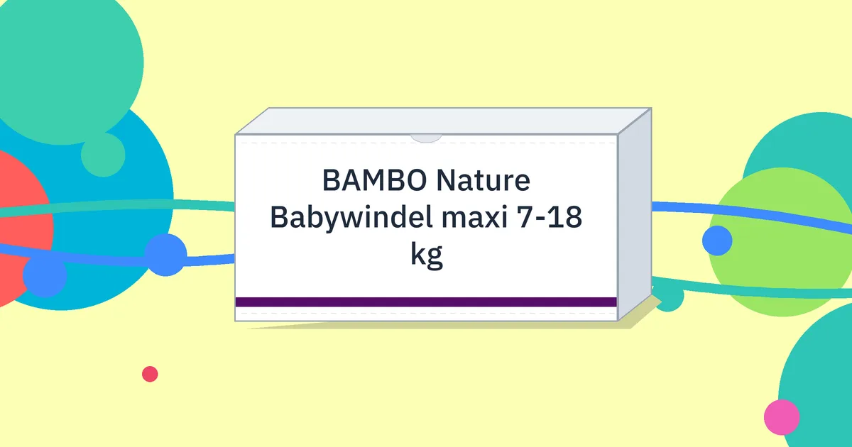 Symbolbild: Packung mit der Aufschrift BAMBO Nature Babywindel maxi 7-18 kg (PZN 08627425) – Verfügbarkeit und Bezug in Apotheken in Frankfurt am Main