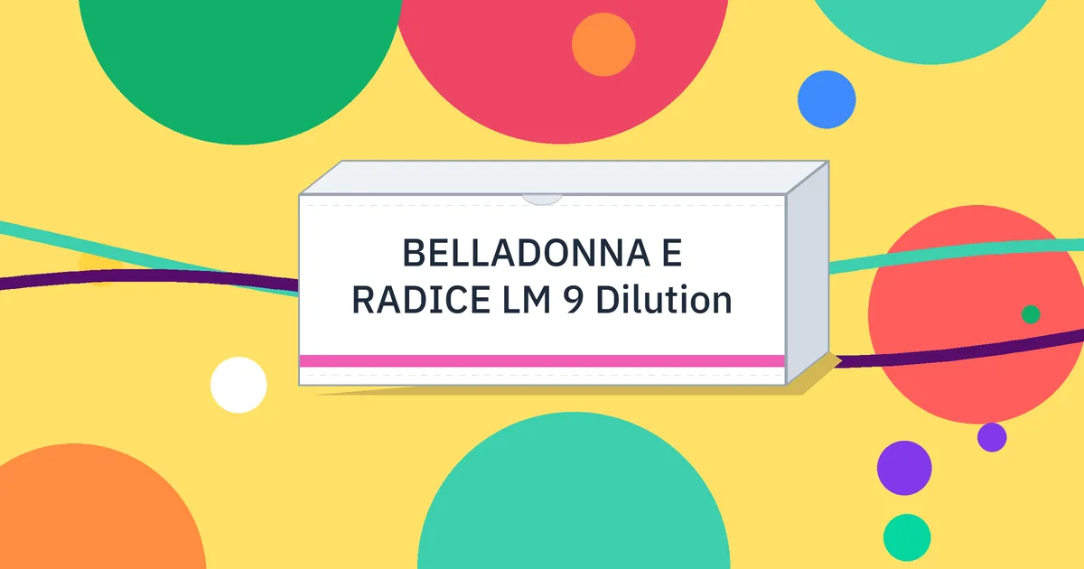 Symbolbild: Packung mit der Aufschrift BELLADONNA E RADICE LM 9 Dilution (PZN 13381050) – Verfügbarkeit und Bezug in Apotheken in Frankfurt am Main