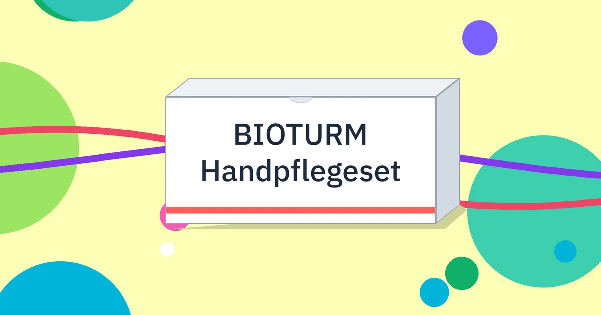 Symbolbild: Packung mit der Aufschrift BIOTURM Handpflegeset (PZN 09488204) – Verfügbarkeit und Bezug in Apotheken in Frankfurt am Main