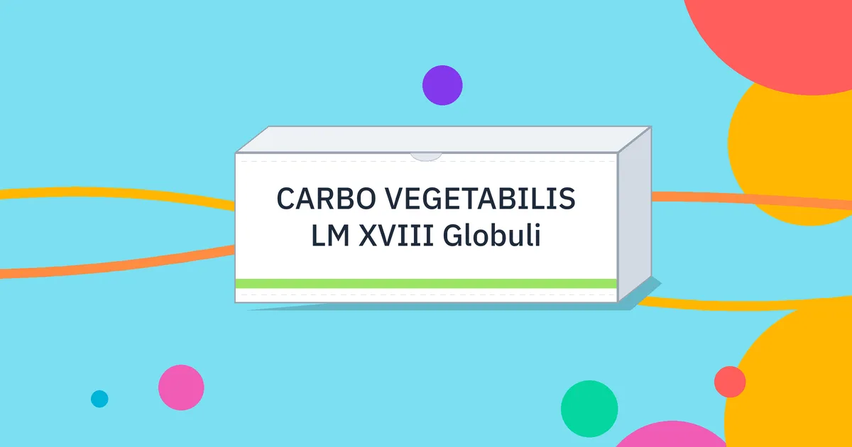 Symbolbild: Packung mit der Aufschrift CARBO VEGETABILIS LM XVIII Globuli (PZN 02658933) – Verfügbarkeit und Bezug in Apotheken in Frankfurt am Main