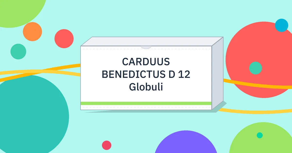 Symbolbild: Packung mit der Aufschrift CARDUUS BENEDICTUS D 12 Globuli (PZN 07455608) – Verfügbarkeit und Bezug in Apotheken in Frankfurt am Main