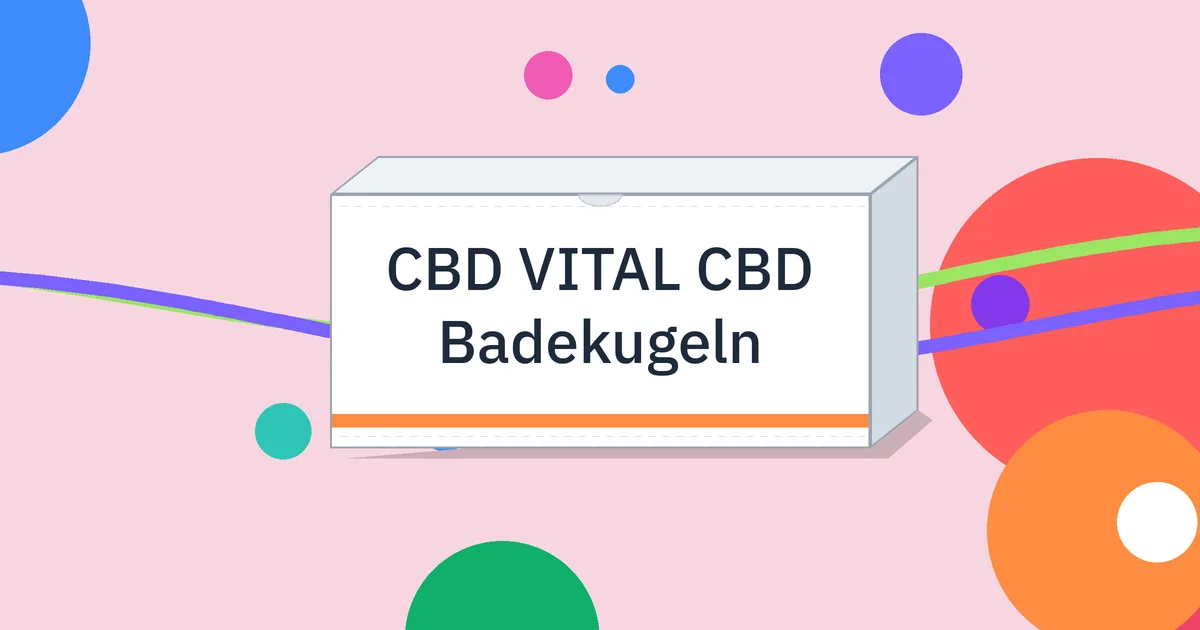 Symbolbild: Packung mit der Aufschrift CBD VITAL CBD Badekugeln (PZN 18388111) – Verfügbarkeit und Bezug in Apotheken in Frankfurt am Main
