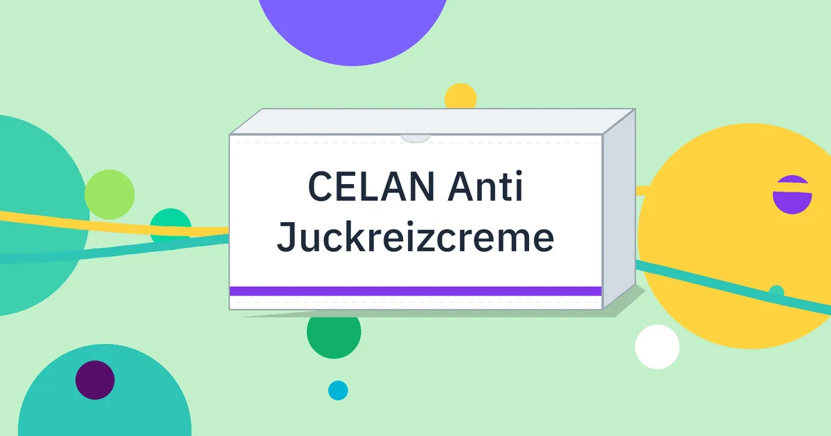 Symbolbild: Packung mit der Aufschrift CELAN Anti Juckreizcreme (PZN 10934436) – Verfügbarkeit und Bezug in Apotheken in Frankfurt am Main