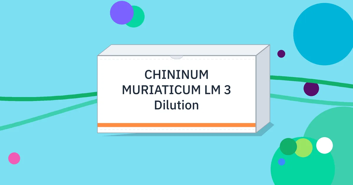 Symbolbild: Packung mit der Aufschrift CHININUM MURIATICUM LM 3 Dilution (PZN 12815032) – Verfügbarkeit und Bezug in Apotheken in Frankfurt am Main