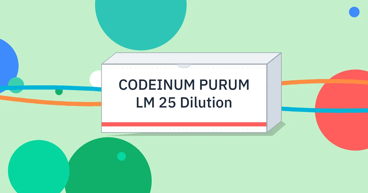 Symbolbild: Packung mit der Aufschrift CODEINUM PURUM LM 25 Dilution (PZN 12830592) – Verfügbarkeit und Bezug in Apotheken in Frankfurt am Main