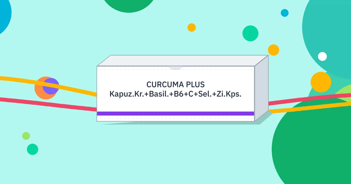Symbolbild: Packung mit der Aufschrift CURCUMA PLUS Kapuz.Kr.+Basil.+B6+C+Sel.+Zi.Kps. (PZN 09280716) – Verfügbarkeit und Bezug in Apotheken in Frankfurt am Main