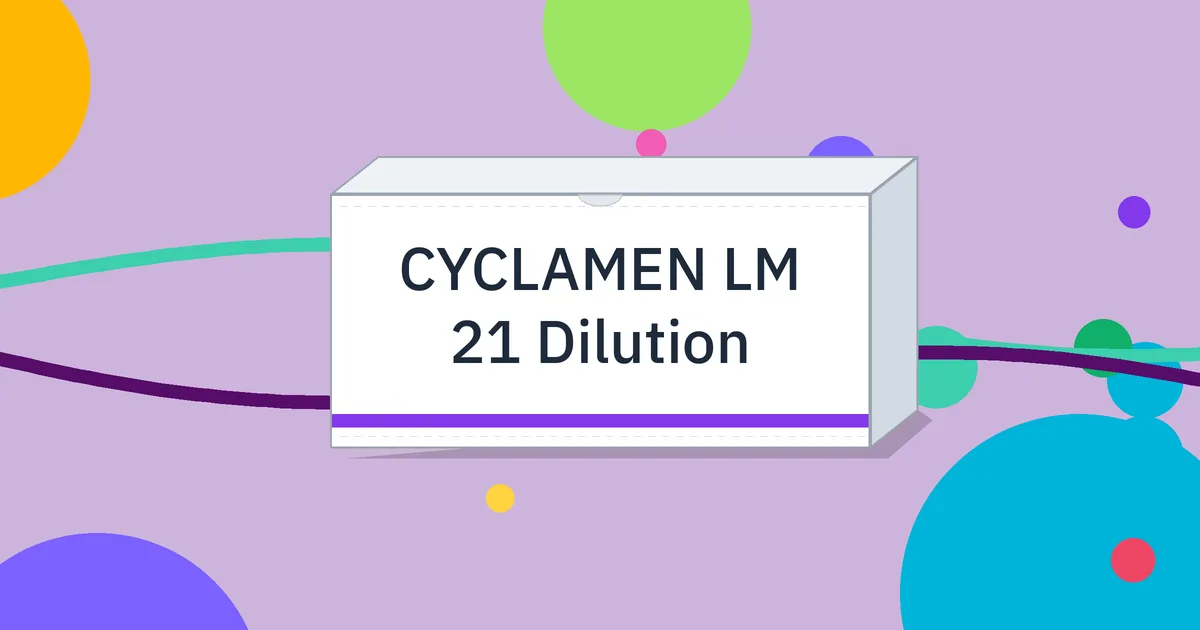 Symbolbild: Packung mit der Aufschrift CYCLAMEN LM 21 Dilution (PZN 12840509) – Verfügbarkeit und Bezug in Apotheken in Frankfurt am Main