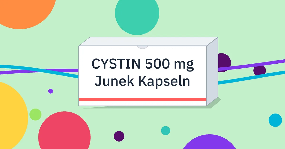 Symbolbild: Packung mit der Aufschrift CYSTIN 500 mg Junek Kapseln (PZN 00132486) – Verfügbarkeit und Bezug in Apotheken in Frankfurt am Main