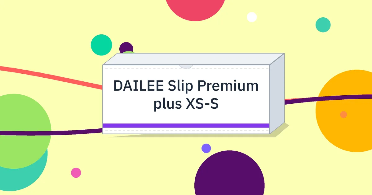 Symbolbild: Packung mit der Aufschrift DAILEE Slip Premium plus XS-S (PZN 18114299) – Verfügbarkeit und Bezug in Apotheken in Frankfurt am Main