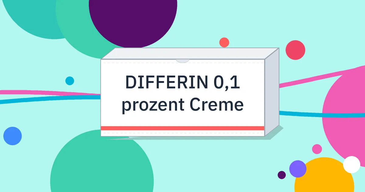 Symbolbild: Packung mit der Aufschrift DIFFERIN 0,1 prozent Creme (PZN 19547729) – Verfügbarkeit und Bezug in Apotheken in Frankfurt am Main