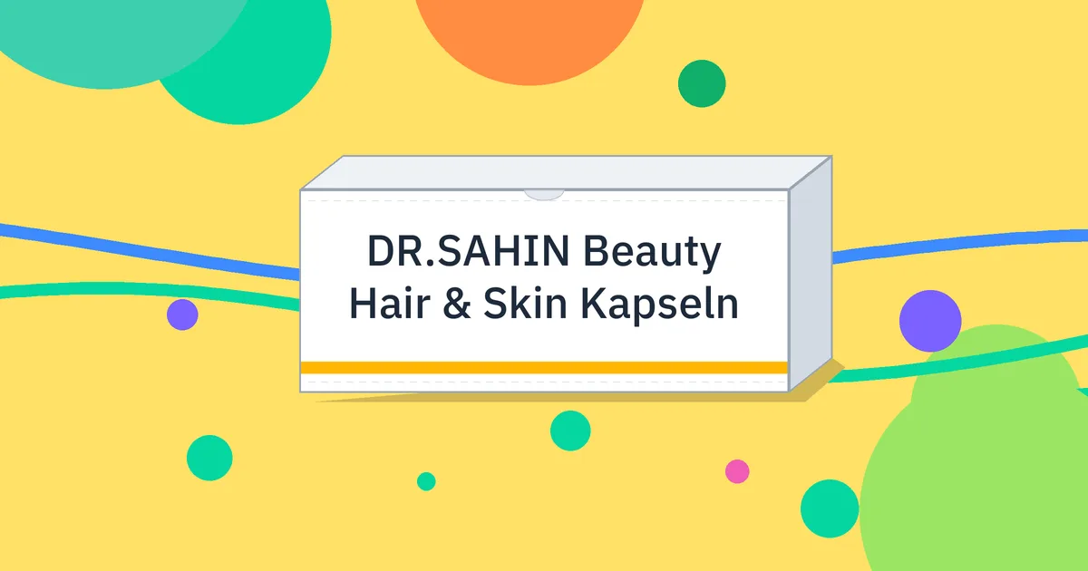 Symbolbild: Packung mit der Aufschrift DR.SAHIN Beauty Hair & Skin Kapseln (PZN 19519851) – Verfügbarkeit und Bezug in Apotheken in Frankfurt am Main