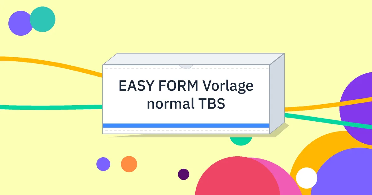 Symbolbild: Packung mit der Aufschrift EASY FORM Vorlage normal TBS (PZN 19094469) – Verfügbarkeit und Bezug in Apotheken in Frankfurt am Main