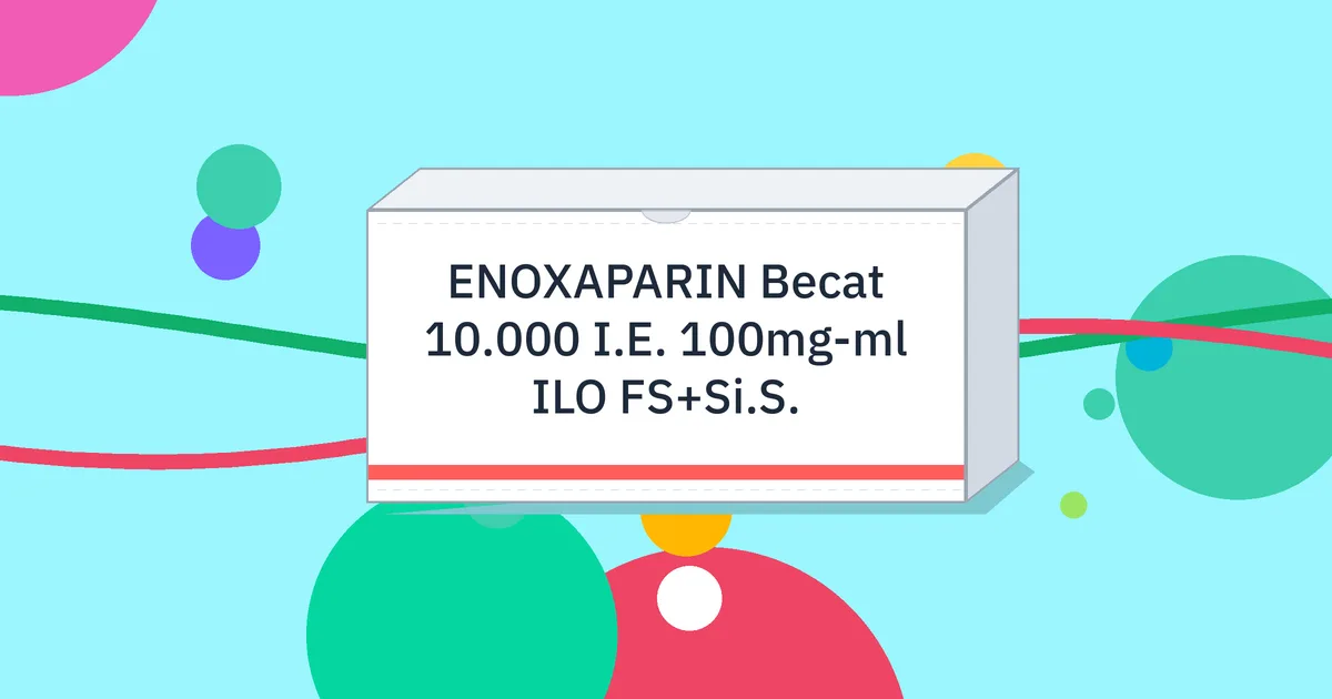 Symbolbild: Packung mit der Aufschrift ENOXAPARIN Becat 10.000 I.E. 100mg-ml ILO FS+Si.S. (PZN 13509159) – Verfügbarkeit und Bezug in Apotheken in Frankfurt am Main