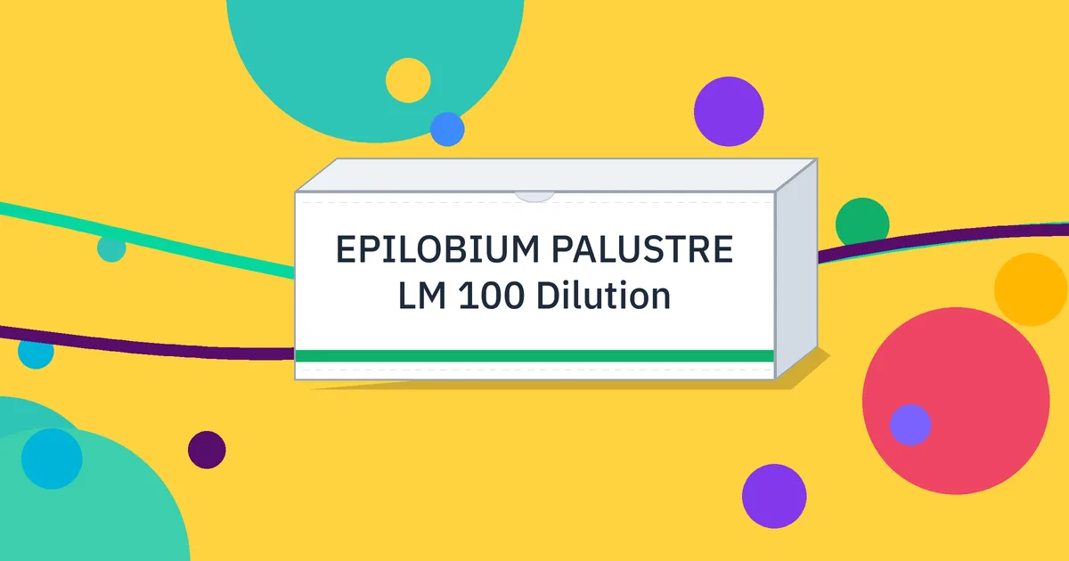 Symbolbild: Packung mit der Aufschrift EPILOBIUM PALUSTRE LM 100 Dilution (PZN 13472396) – Verfügbarkeit und Bezug in Apotheken in Frankfurt am Main