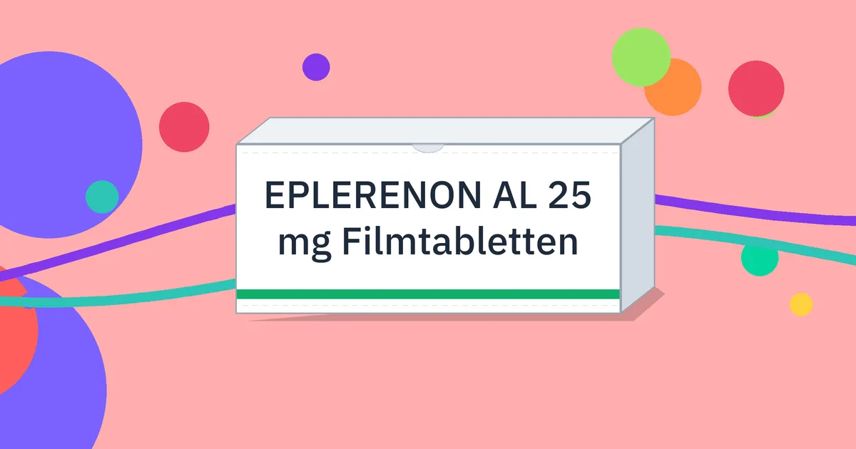 Symbolbild: Packung mit der Aufschrift EPLERENON AL 25 mg Filmtabletten (PZN 18122382) – Verfügbarkeit und Bezug in Apotheken in Frankfurt am Main