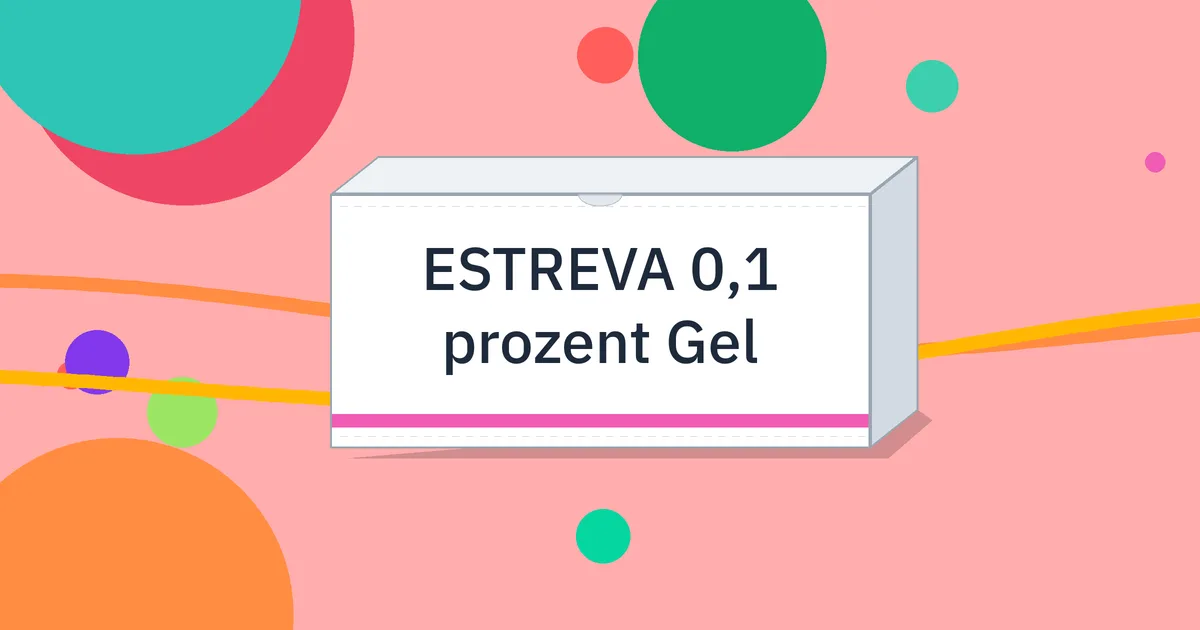 Symbolbild: Packung mit der Aufschrift ESTREVA 0,1 prozent Gel (PZN 01530680) – Verfügbarkeit und Bezug in Apotheken in Frankfurt am Main