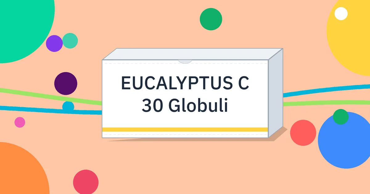 Symbolbild: Packung mit der Aufschrift EUCALYPTUS C 30 Globuli (PZN 00000715) – Verfügbarkeit und Bezug in Apotheken in Frankfurt am Main