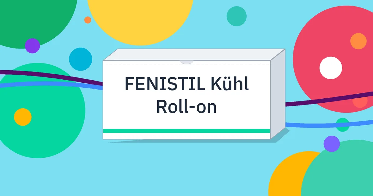 Symbolbild: Packung mit der Aufschrift FENISTIL Kühl Roll-on (PZN 04074946) – Verfügbarkeit und Bezug in Apotheken in Frankfurt am Main