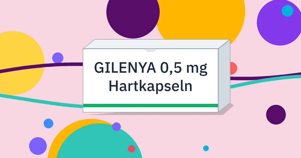Symbolbild: Packung mit der Aufschrift GILENYA 0,5 mg Hartkapseln (PZN 07713335) – Verfügbarkeit und Bezug in Apotheken in Frankfurt am Main