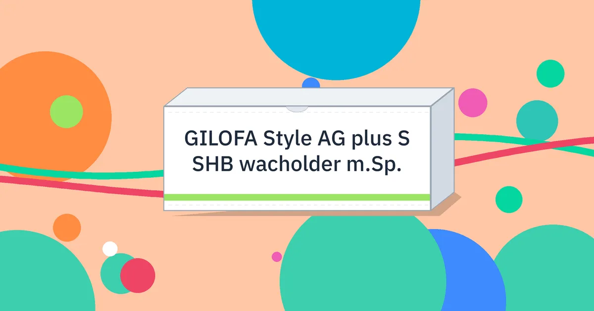 Symbolbild: Packung mit der Aufschrift GILOFA Style AG plus S SHB wacholder m.Sp. (PZN 16727709) – Verfügbarkeit und Bezug in Apotheken in Frankfurt am Main