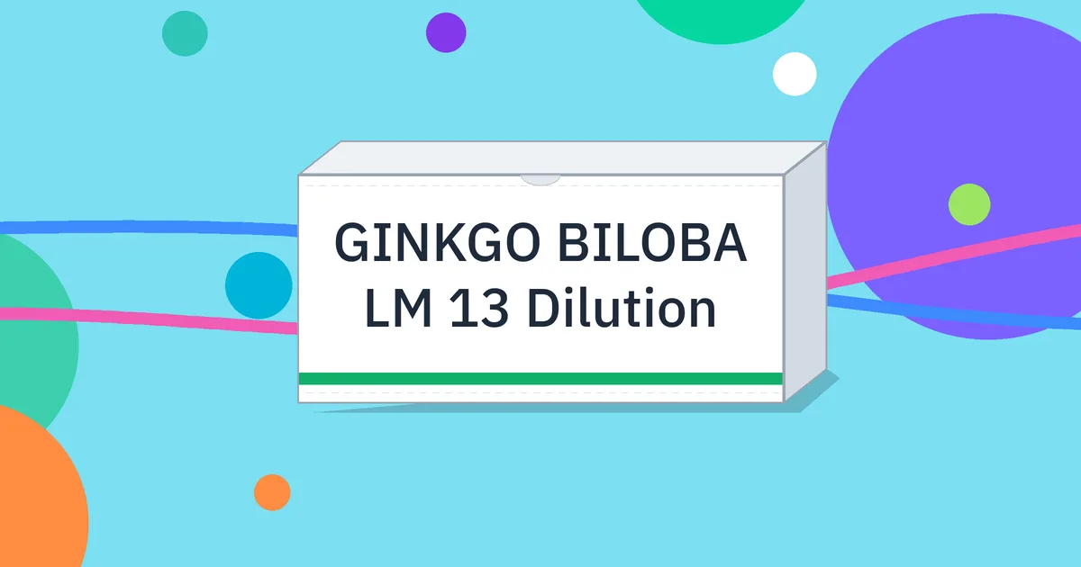 Symbolbild: Packung mit der Aufschrift GINKGO BILOBA LM 13 Dilution (PZN 12878067) – Verfügbarkeit und Bezug in Apotheken in Frankfurt am Main