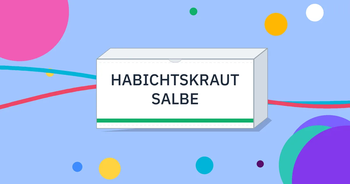 Symbolbild: Packung mit der Aufschrift HABICHTSKRAUT SALBE (PZN 17436345) – Verfügbarkeit und Bezug in Apotheken in Frankfurt am Main