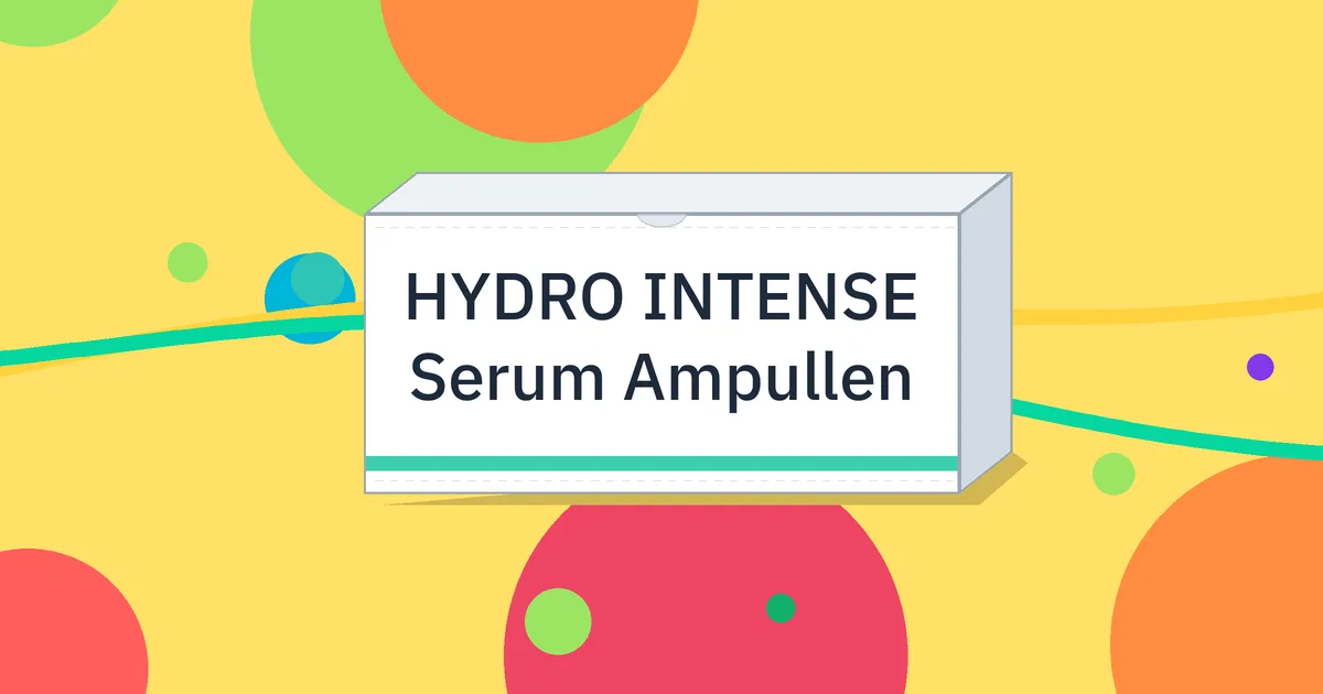 Symbolbild: Packung mit der Aufschrift HYDRO INTENSE Serum Ampullen (PZN 15896717) – Verfügbarkeit und Bezug in Apotheken in Frankfurt am Main
