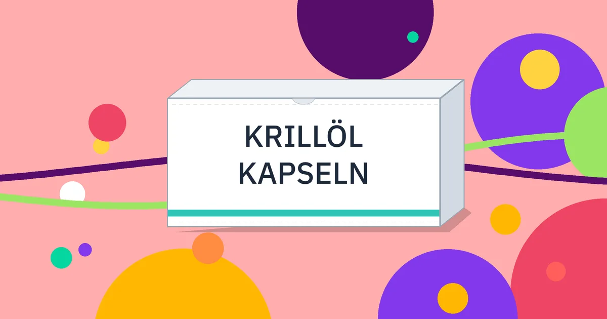 Symbolbild: Packung mit der Aufschrift KRILLÖL KAPSELN (PZN 09240065) – Verfügbarkeit und Bezug in Apotheken in Frankfurt am Main
